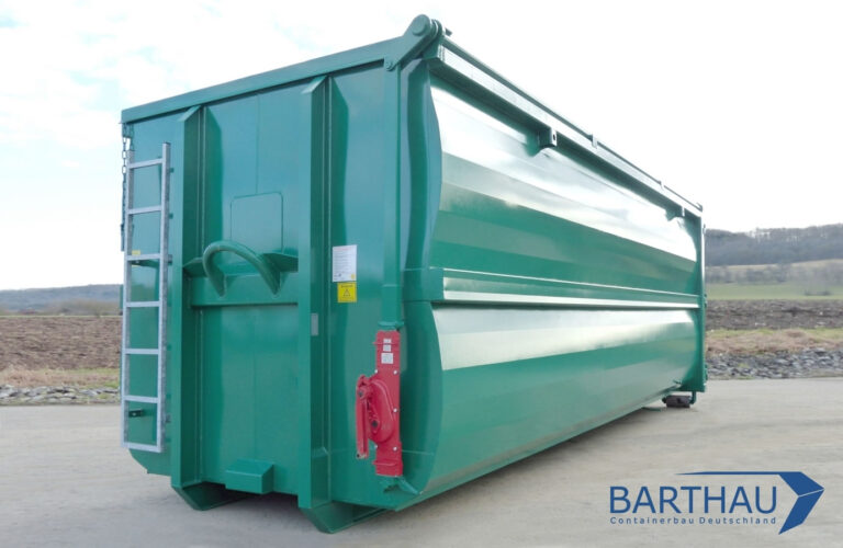 Abrollcontainer 40m3 Stockwindendach - Containerbau Deutschland